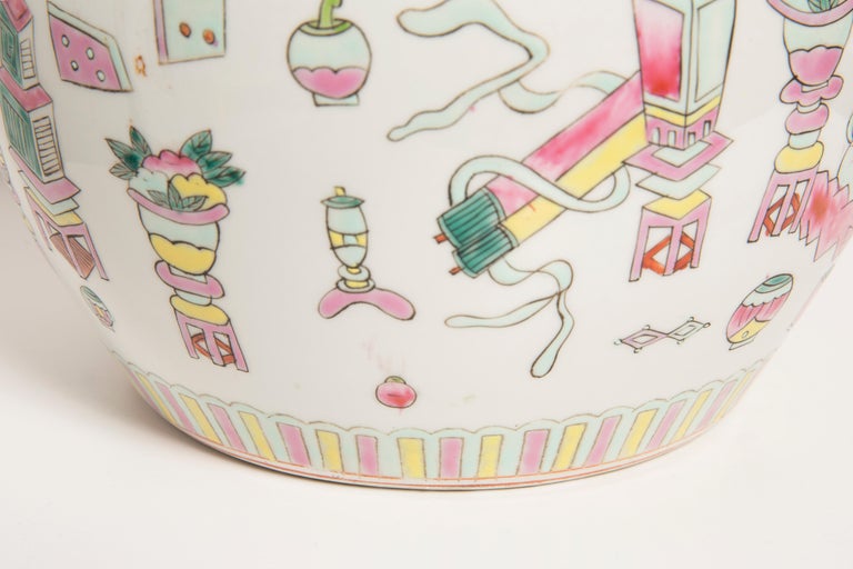 Ceramic Hand Painted Vase Candy Box, 20th Century, Europe, 1960s For ...