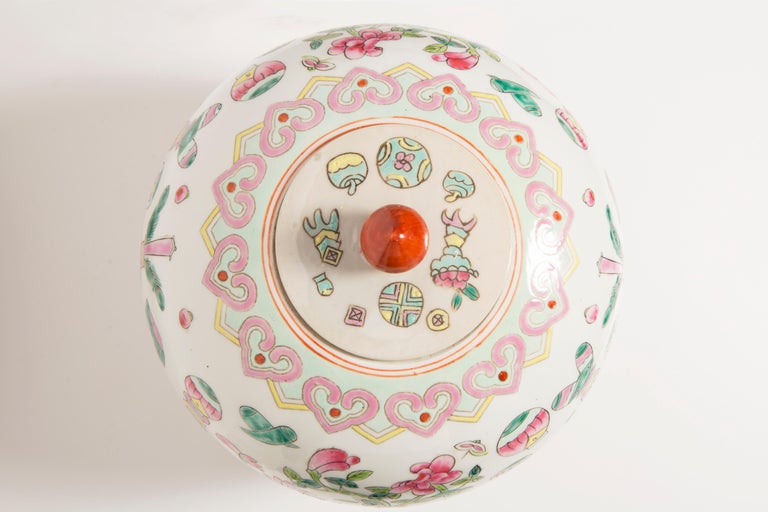 Ceramic Hand Painted Vase Candy Box, 20th Century, Europe, 1960s For ...