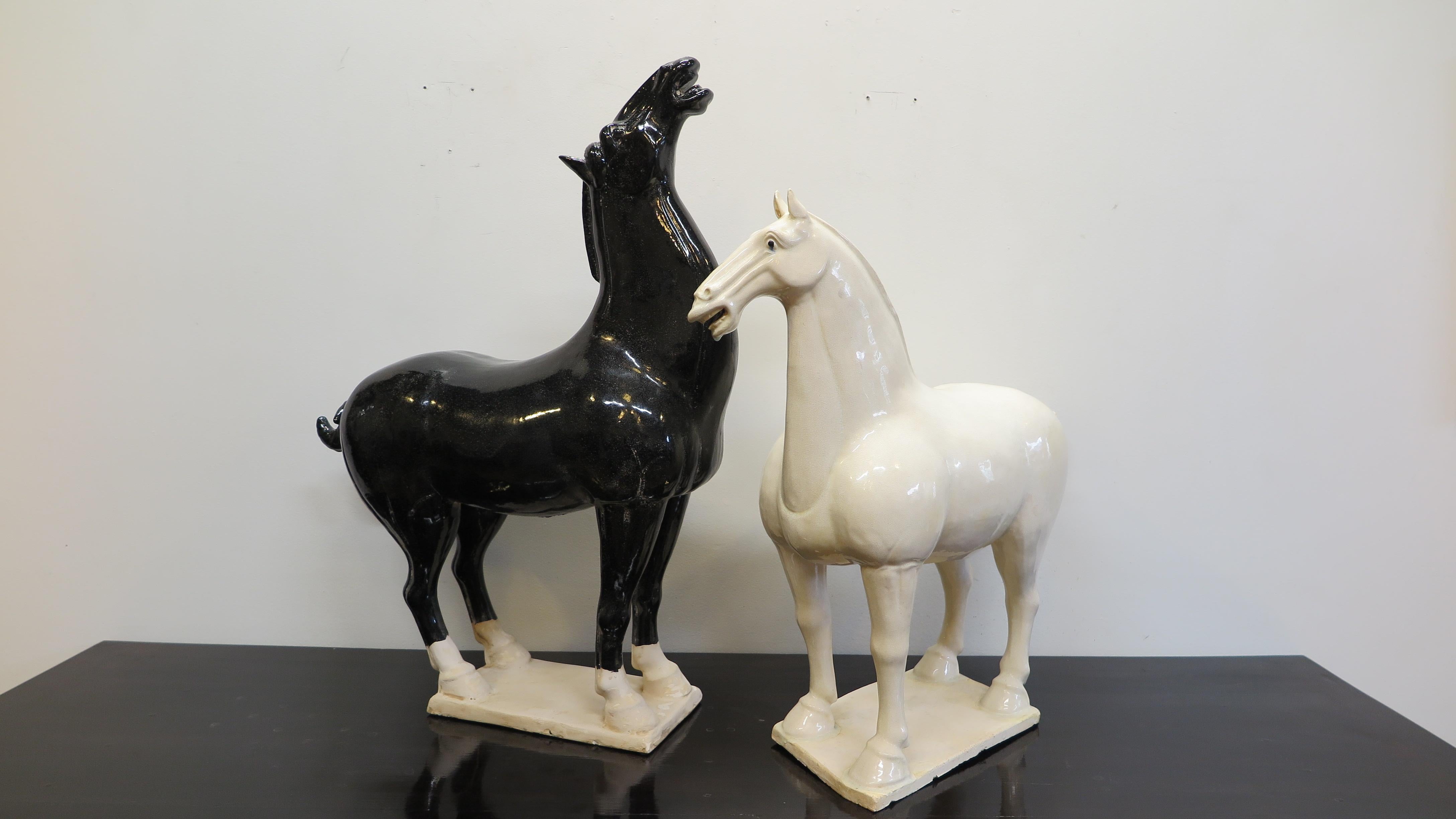 Ceramic Horse Sculpture at 1stDibs