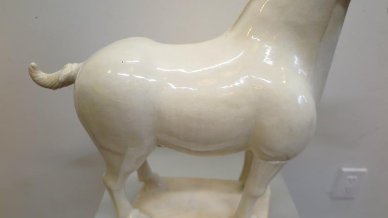 Ceramic Horse Sculpture at 1stDibs