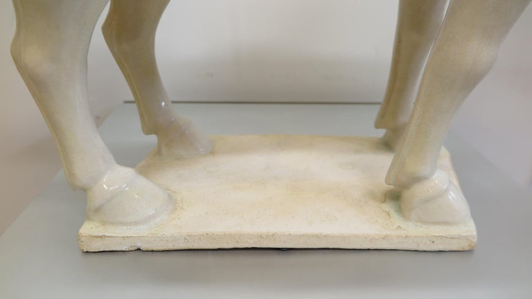 Ceramic Horse Sculpture at 1stDibs
