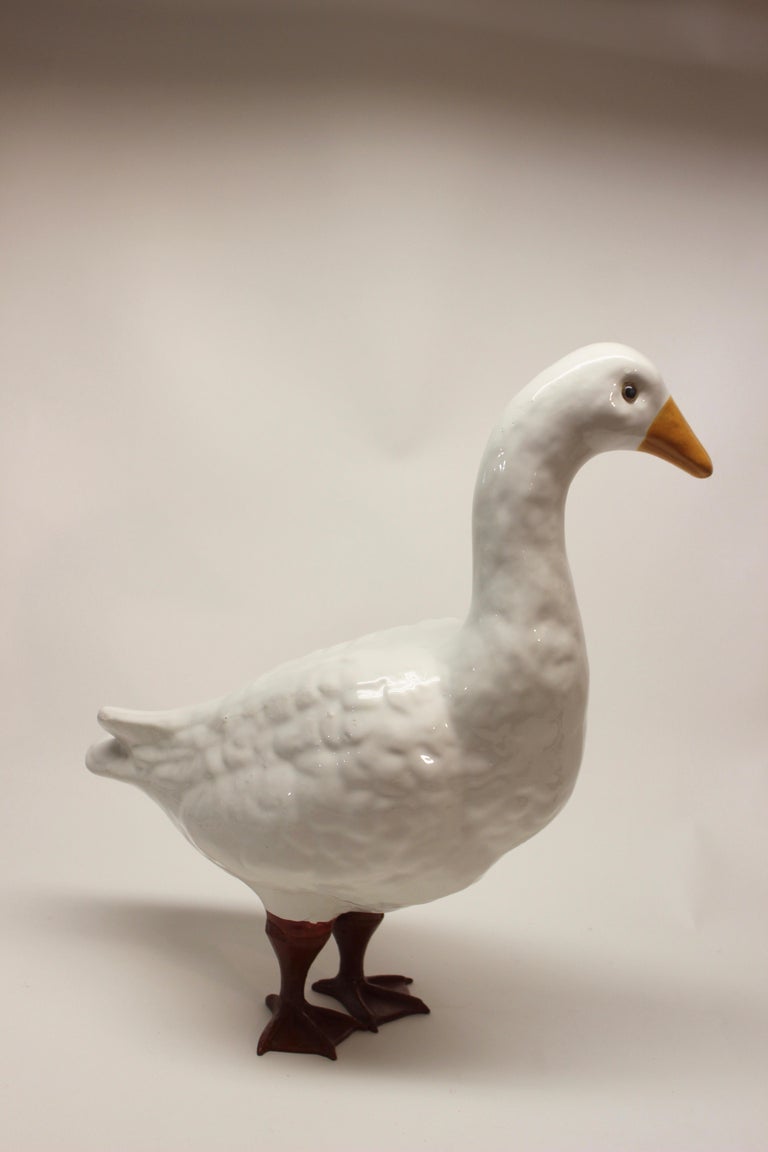 Ceramic Italian Goose For Sale at 1stDibs