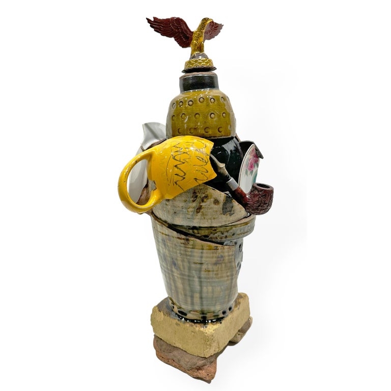 Age and Experience, Ceramic and Found Object Assemblage For Sale at 1stDibs