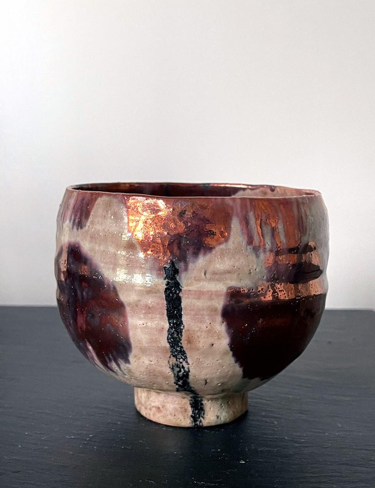 Ceramic Lusterware Bowl with Metallic Glaze by Beatrice Wood at 1stDibs