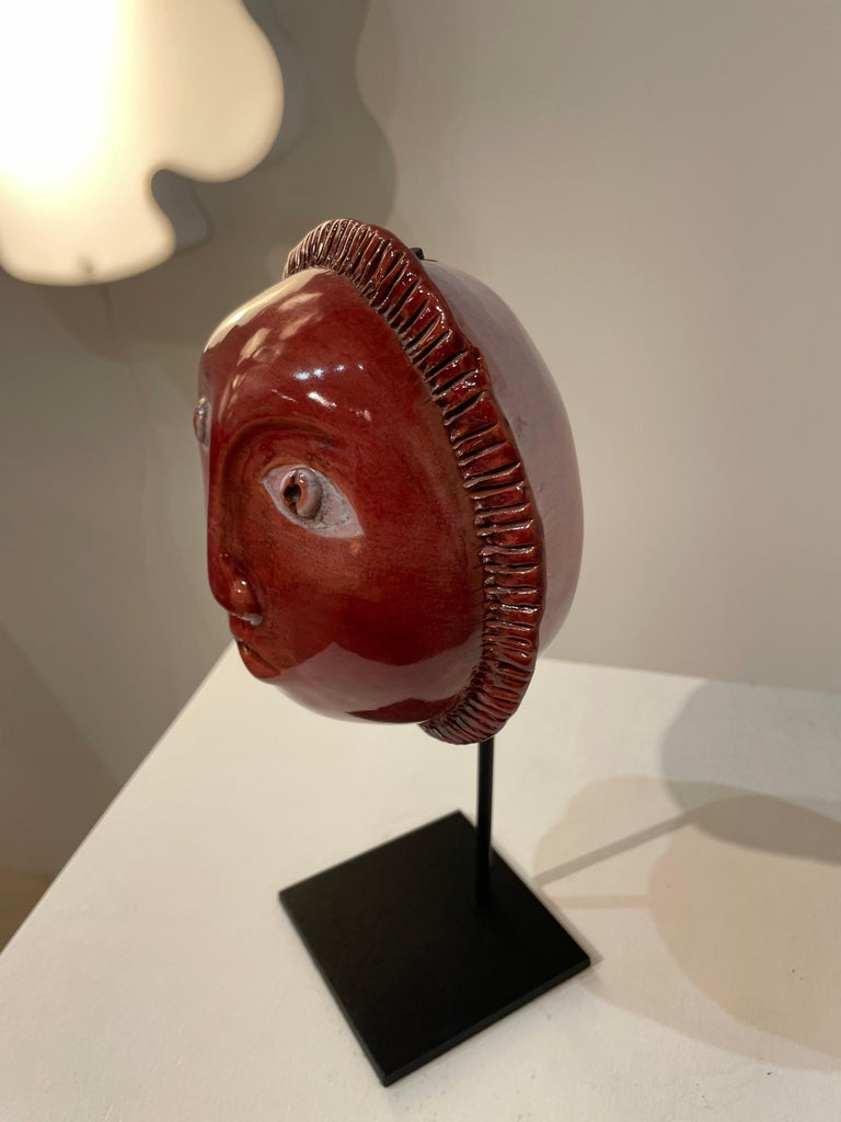 Ceramic Mask of the Cloutier Brothers For Sale at 1stDibs