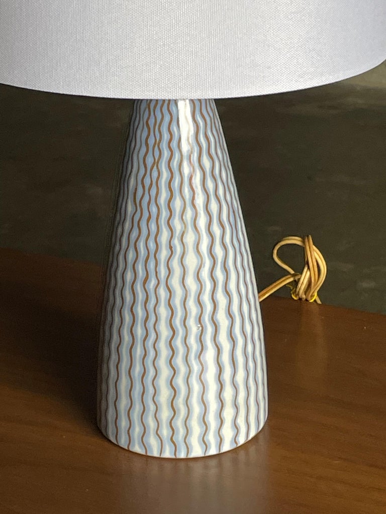 Ceramic Modernist Table Lamp by Raymor, Italy, 1960s For Sale at 1stDibs