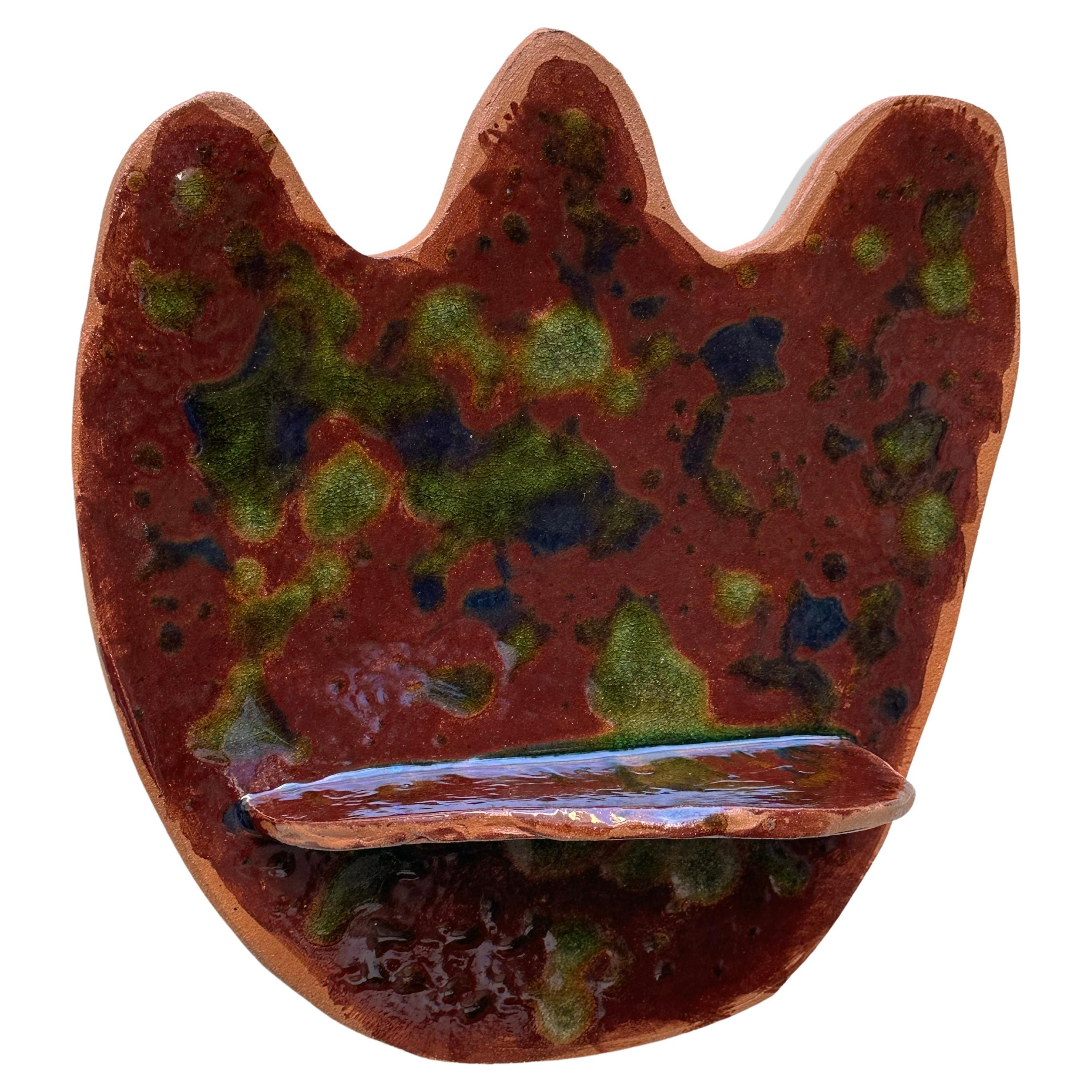 Rare 1950s Abstract German Ceramic Wall Objects Made by Ruscha, Germany ...