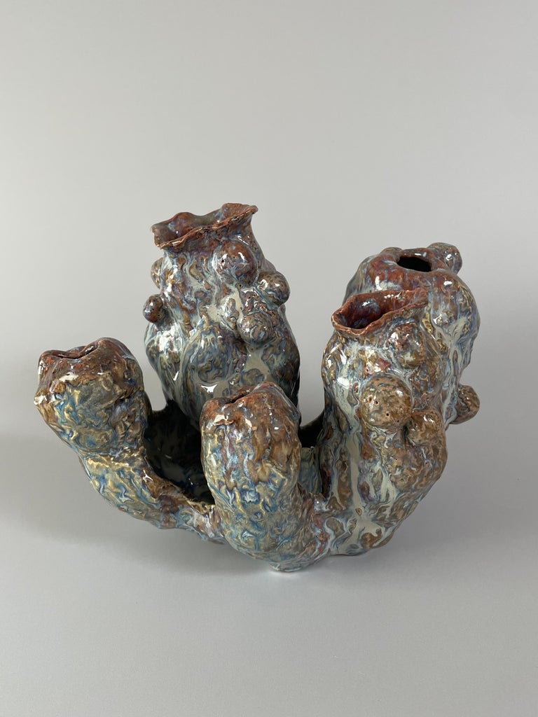 Ceramic Organic Coral Shaped, Sculptural Object For Sale at 1stDibs