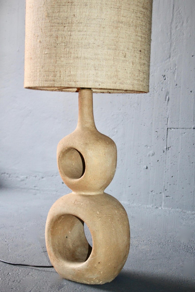 Ceramic Organic Table Lamp For Sale at 1stDibs