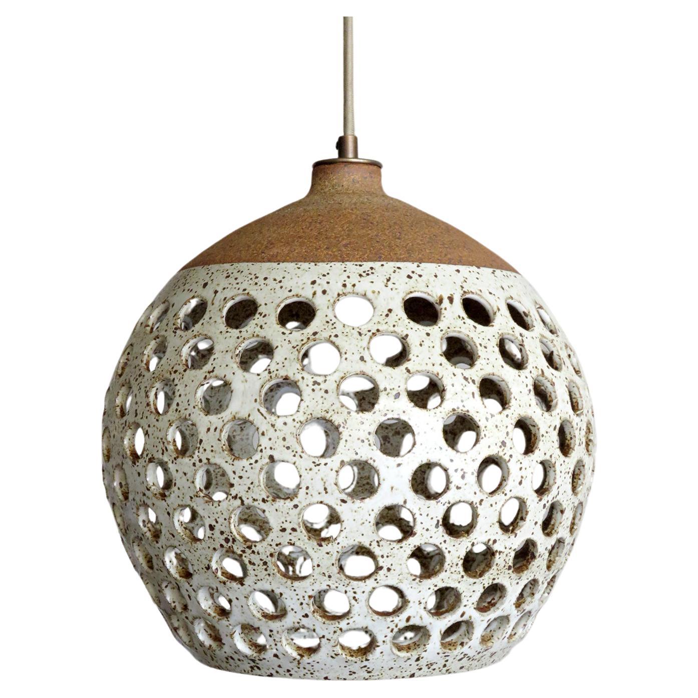 Ceramic Pendant Light No. L519 by Heather Levine For Sale at 1stDibs