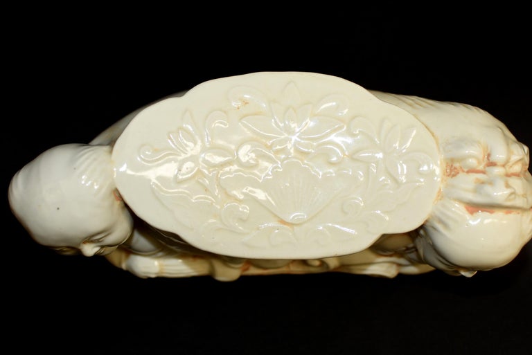 Ceramic Pillow Chinese Ding Ware Song Dynasty Style For Sale at 1stDibs