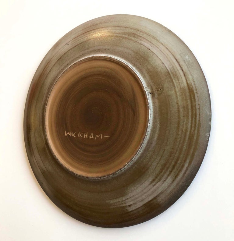 Ceramic Platter by Nancy Wickham Boyd For Sale at 1stDibs