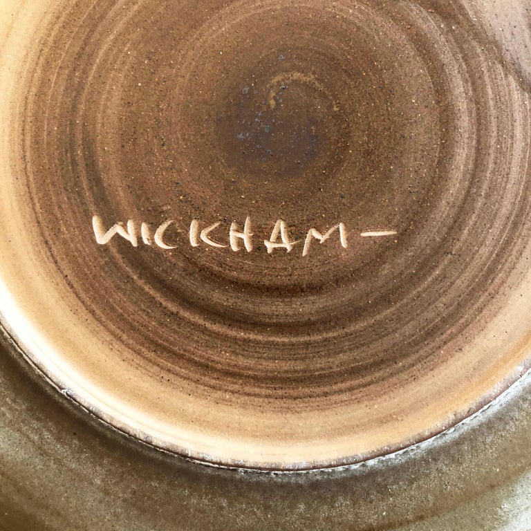 Ceramic Platter by Nancy Wickham Boyd For Sale at 1stDibs