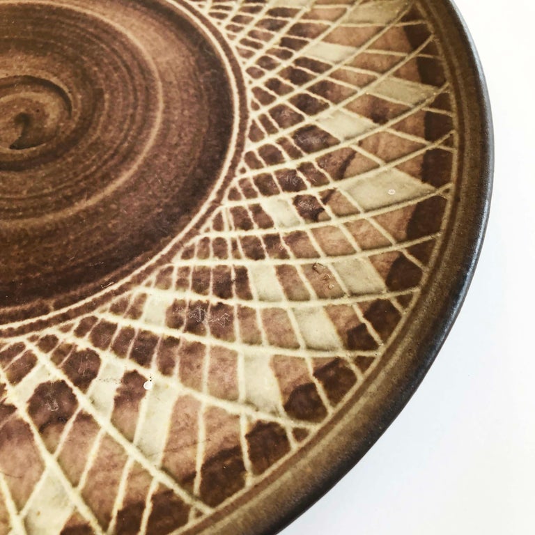 Ceramic Platter by Nancy Wickham Boyd For Sale at 1stDibs