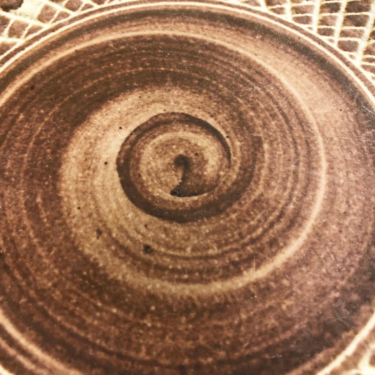 Ceramic Platter by Nancy Wickham Boyd For Sale at 1stDibs