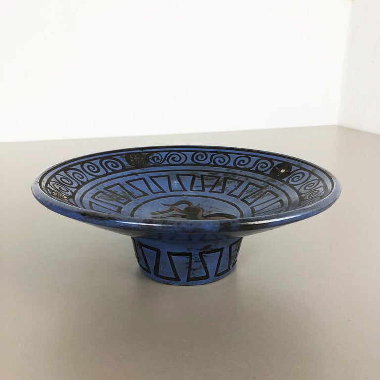 Ceramic Pottery Shell Plate "Pergamon" Hans Welling for Ceramano ...