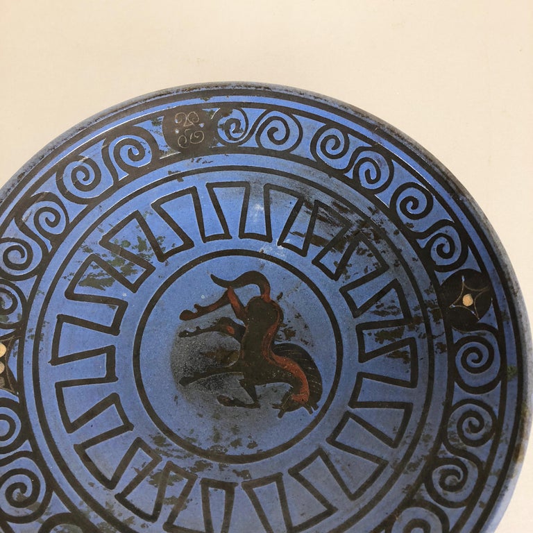 Ceramic Pottery Shell Plate "Pergamon" Hans Welling for Ceramano ...