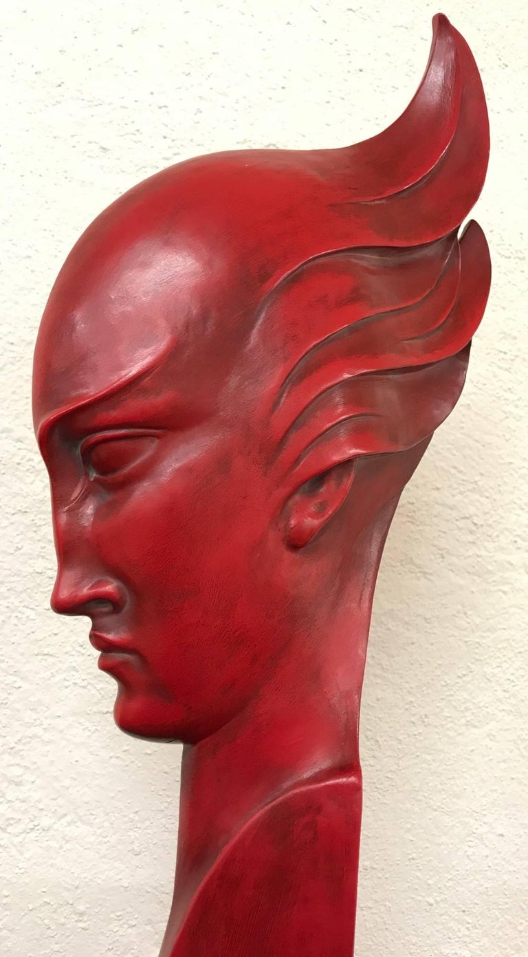Ceramic Profile by Guido Cacciapuoti, 1930 at 1stDibs