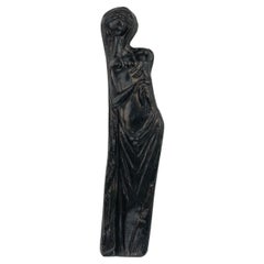 High Gloss Black Ceramic Cross, Minimalist Religious Wall Decoration ...
