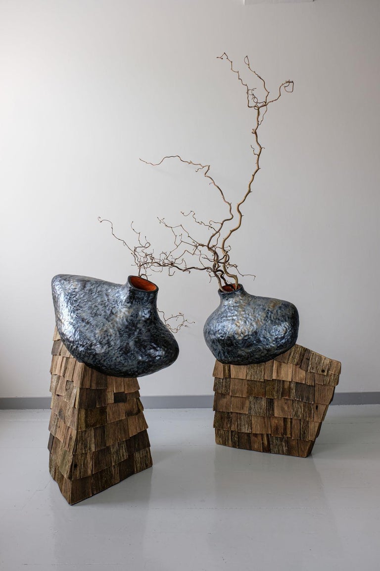 Ceramic Sculptural Vase Gonta #2 By Voznicki For Sale at 1stDibs