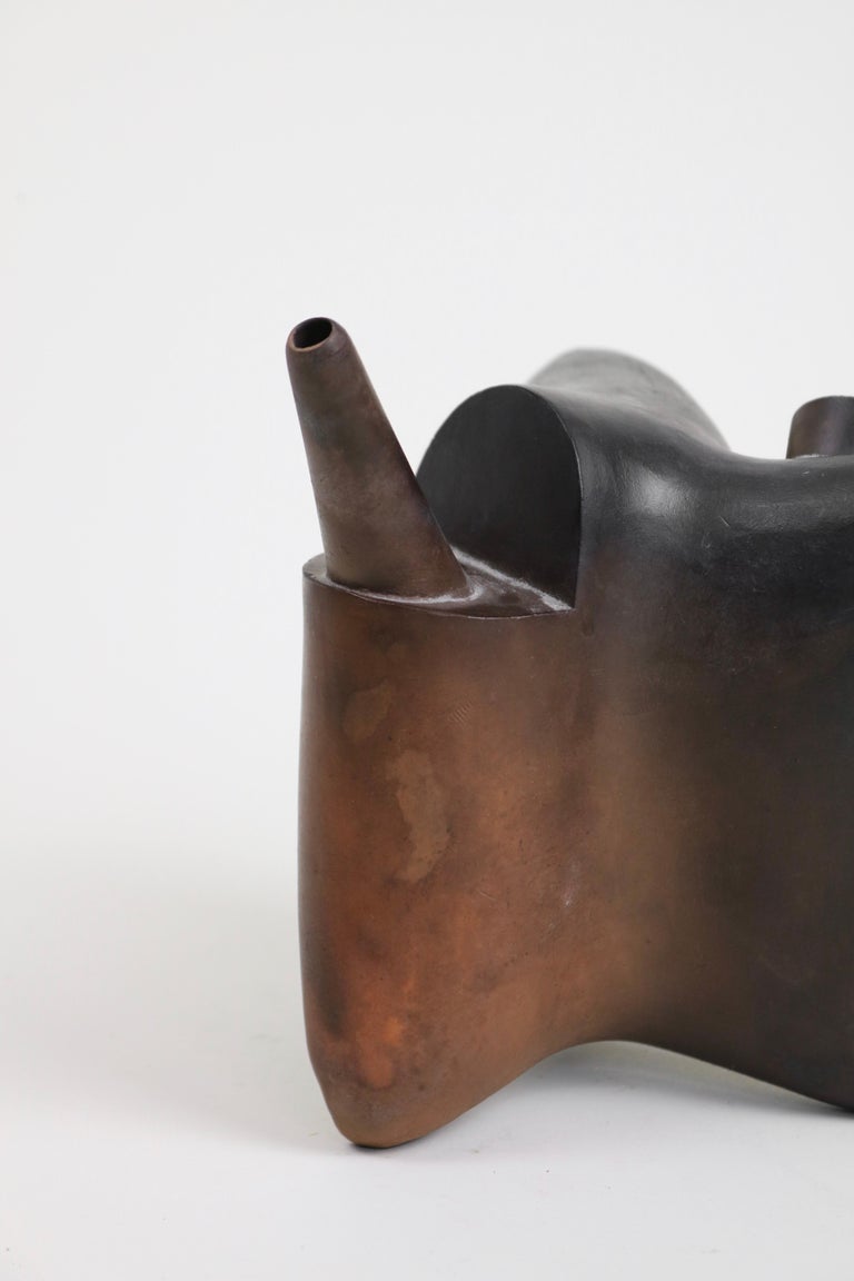 Ceramic Sculpture Ann Linnemann 'Wine Pot', 1990s For Sale at 1stDibs