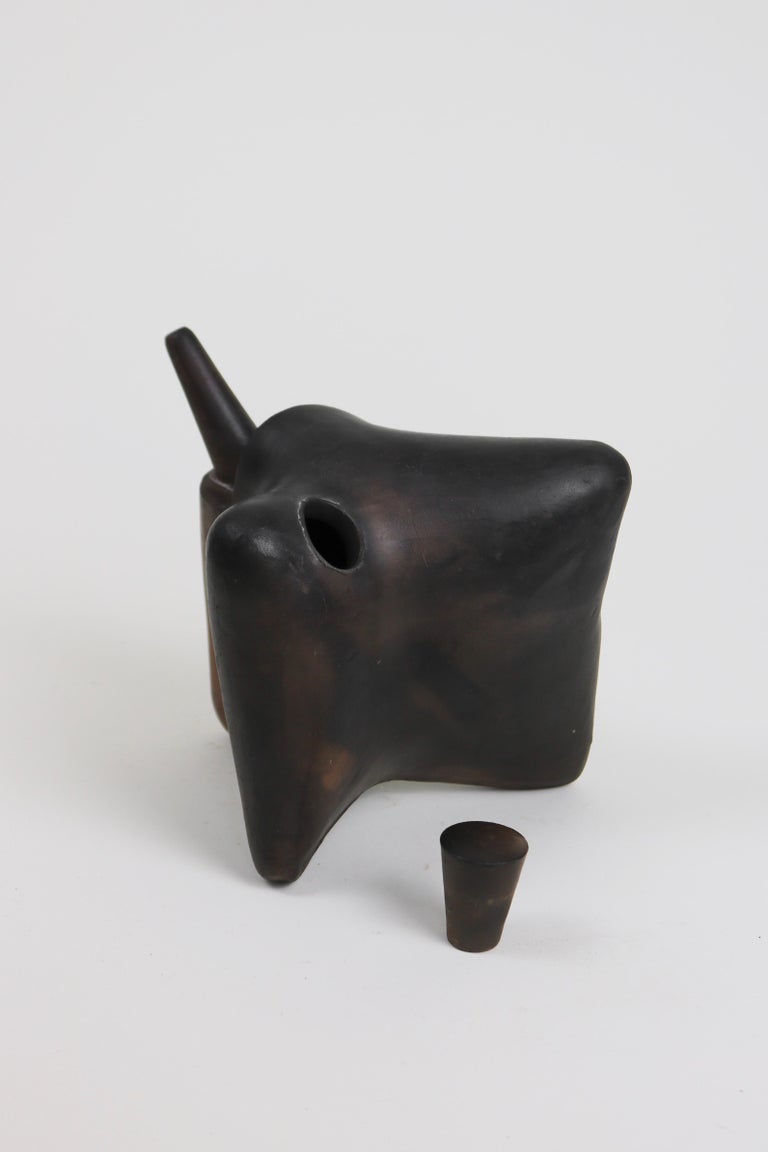Ceramic Sculpture Ann Linnemann 'Wine Pot', 1990s For Sale at 1stDibs