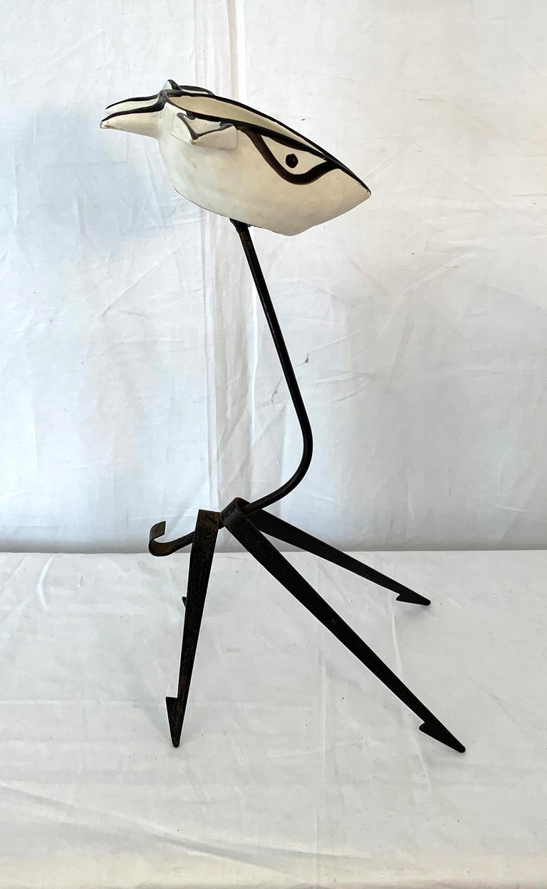 Ceramic Sculpture or Ashtray in the Shape of a Goat's Head by Roger ...