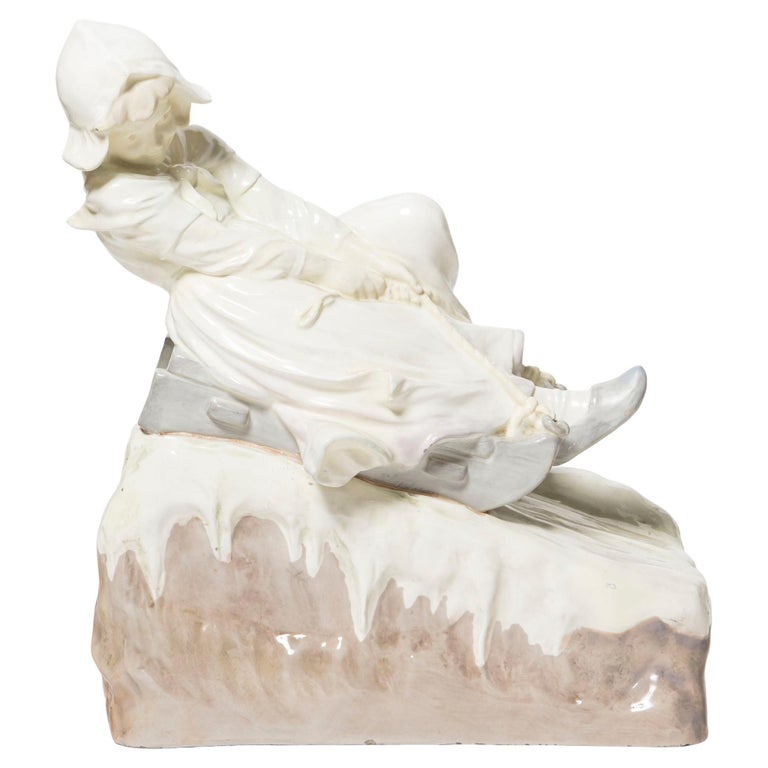 Ceramic sculpture signed Friedrich Goldscheider. Austria, circa 1900 ...
