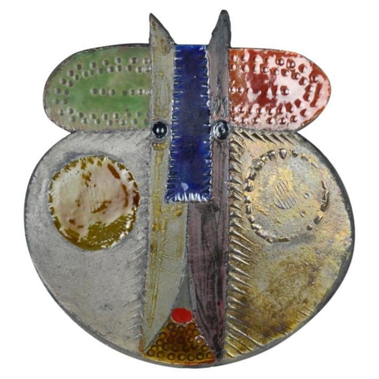 Ceramic Sculpture Tetes bug by Roger Capron For Sale at 1stDibs