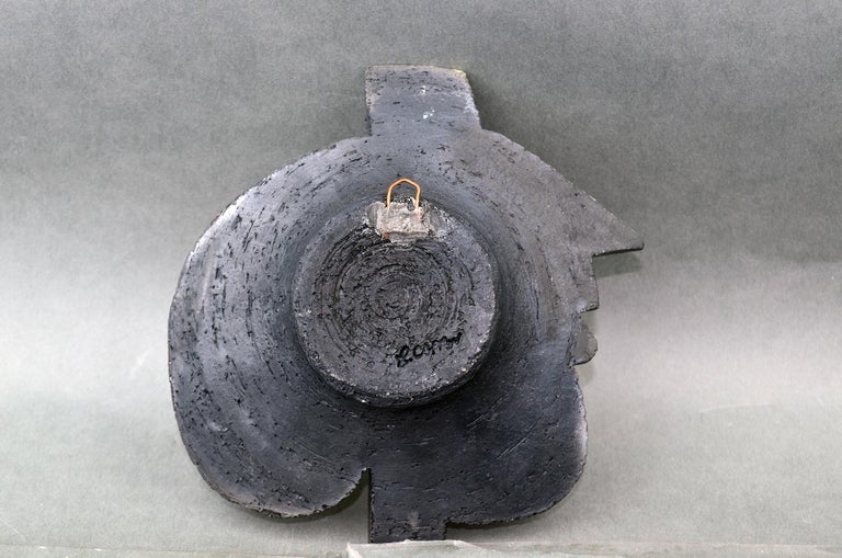 Ceramic Sculpture Tetes Gladiator by Roger Capron For Sale at 1stDibs