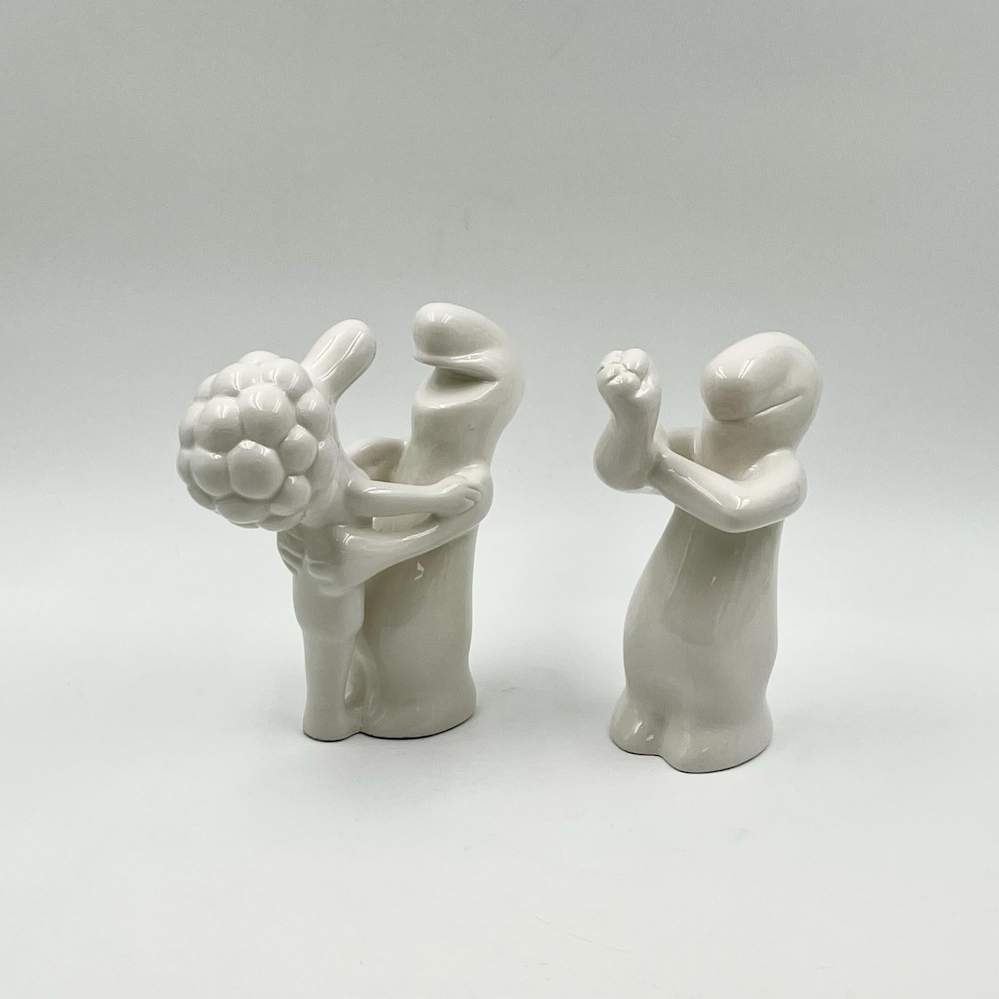 Ceramic Sculptures 'La Linea' by Osvaldo Cavandoli – Vintage Full ...