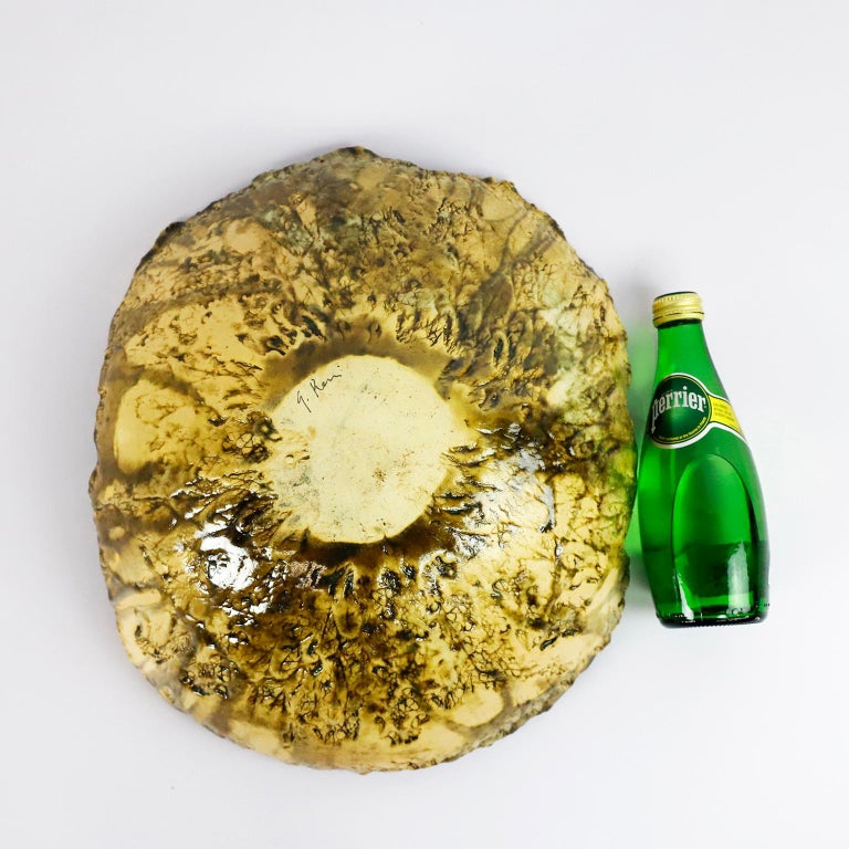 Ceramic Stoneware Fruit Platter For Sale at 1stDibs