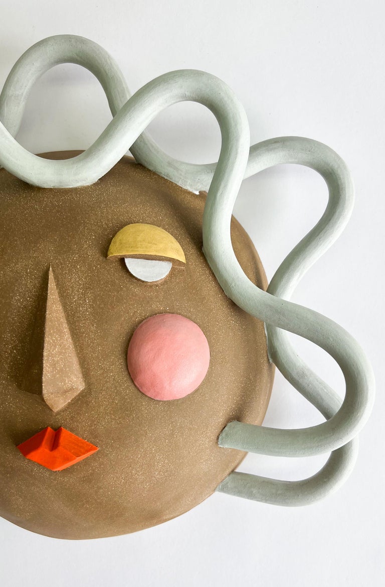 Ceramic Stoneware Wall Sculpture "Amoureax" by Keavy Murphree, 2022 For ...