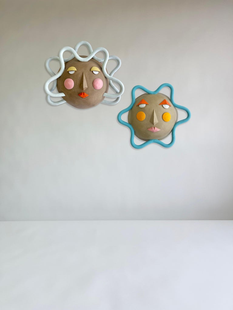 Ceramic Stoneware Wall Sculpture "Amoureax" by Keavy Murphree, 2022 For ...