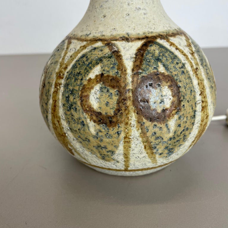 Ceramic Studio Pottery Table Light base by SOHOLM Ceramic Denmark 1970 ...