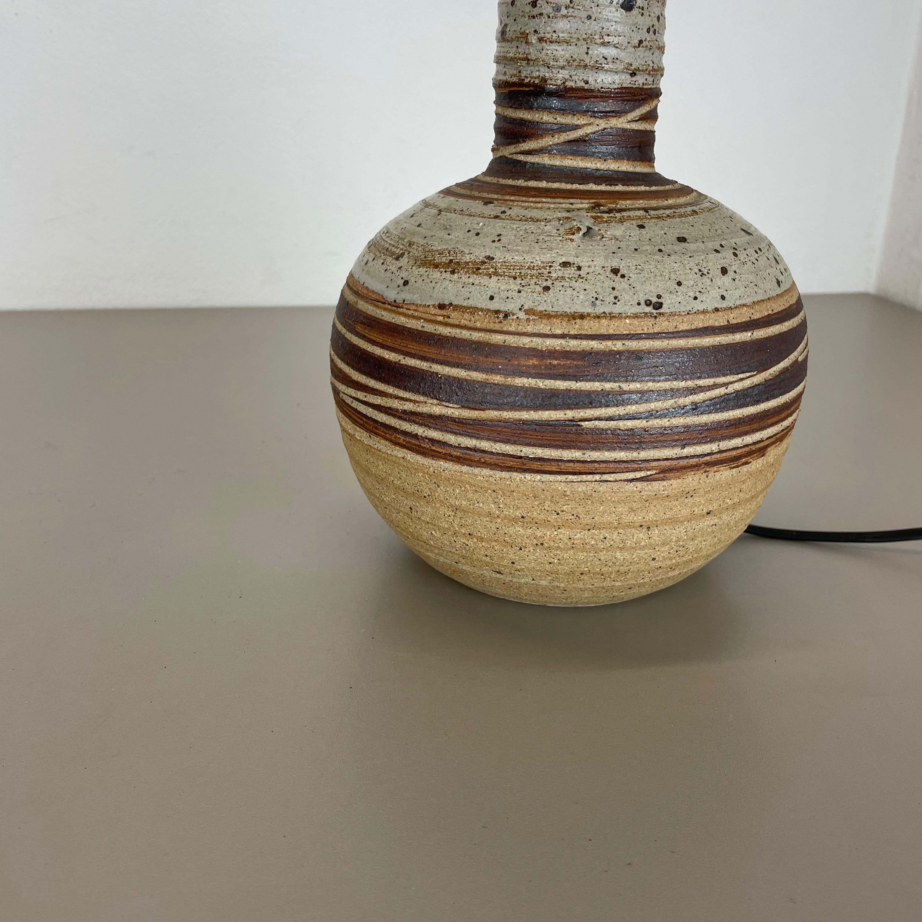 Ceramic Studio Pottery Table Light Base by Tue Poulsen, Ceramic Denmark ...