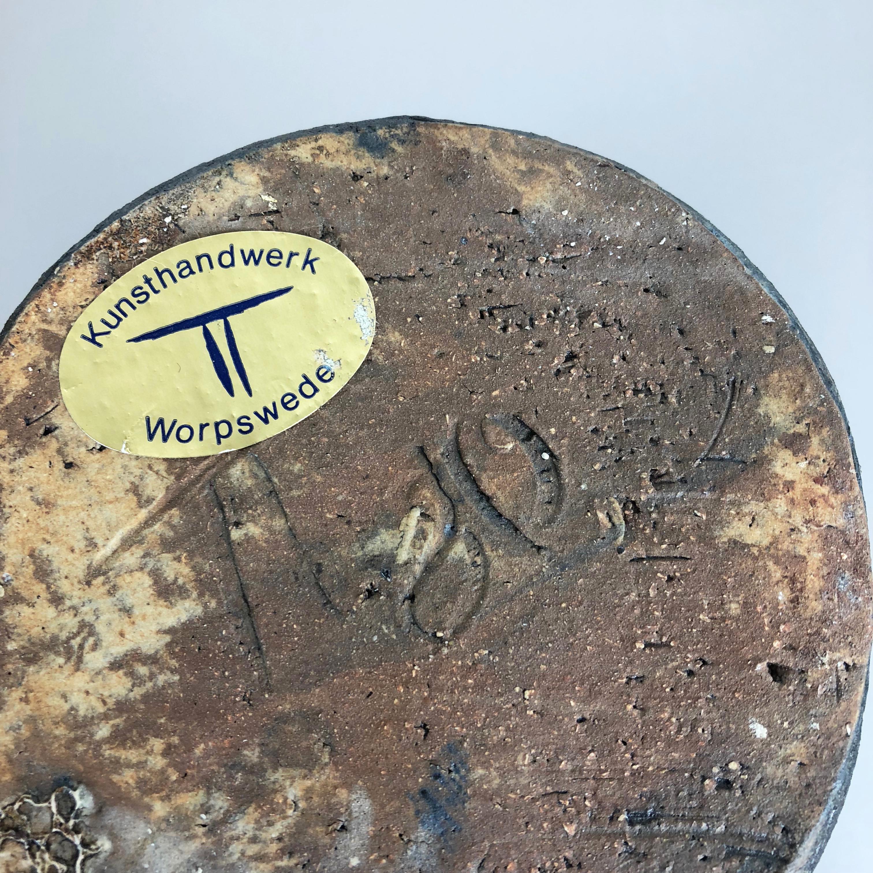 Ceramic Studio Pottery Vase Tina and Thorsten Behrendt, Worpswede ...