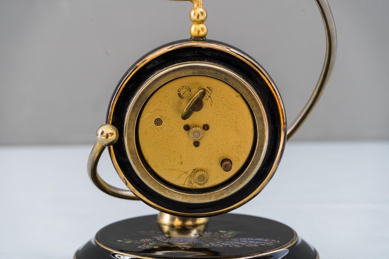 Ceramic Table Clock Europa, circa 1970s at 1stDibs