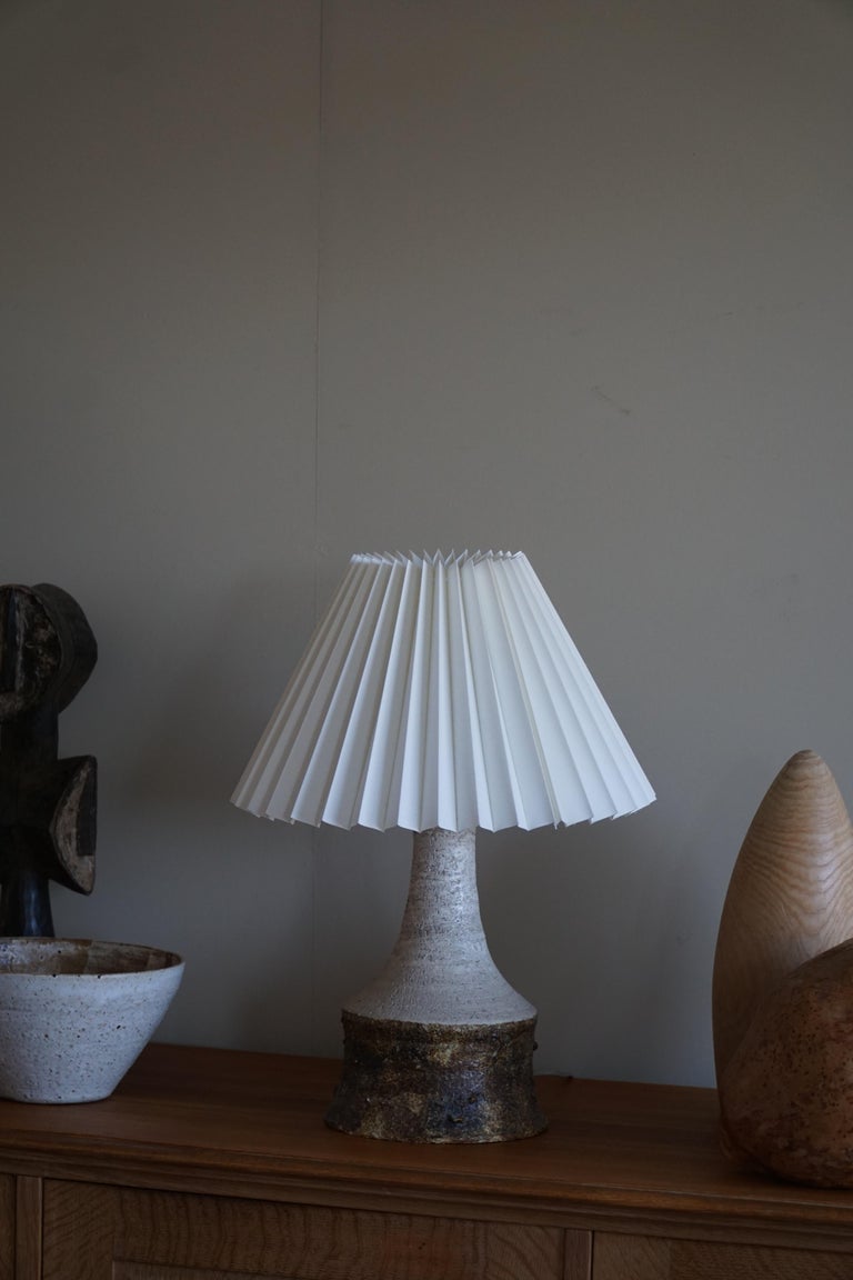 Ceramic Table Lamp by Bartholdy, Danish Modern, 1960s For Sale at 1stDibs