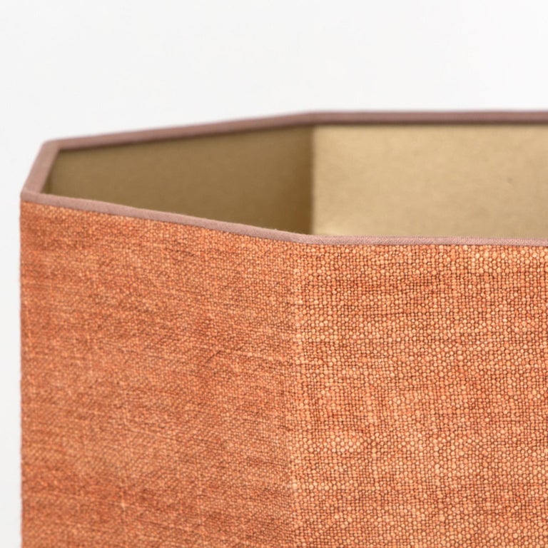 Ceramic Table Lamp with Custom Made Lampshade by René Houben For Sale ...