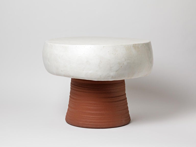 Ceramic Table with Glazes Decoration by Mia Jensen, circa 2022 For Sale ...