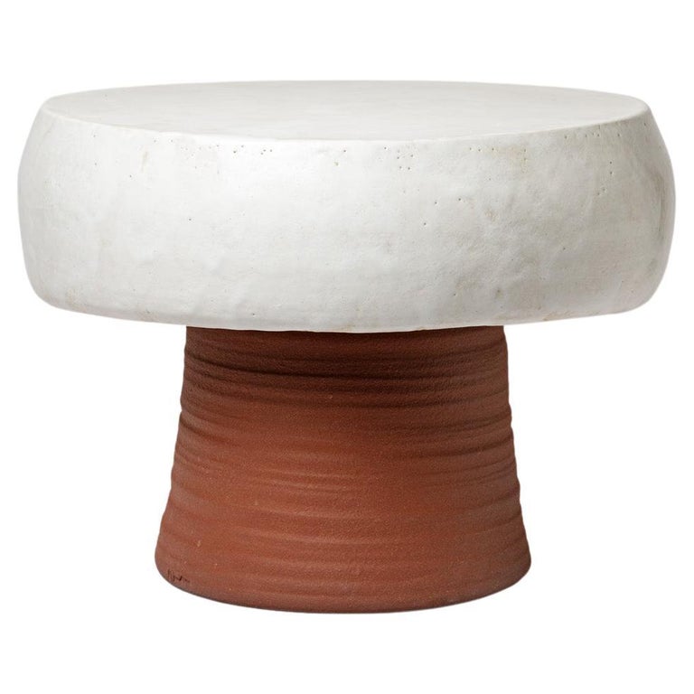 Ceramic Table with Glazes Decoration by Mia Jensen, circa 2022 For Sale ...