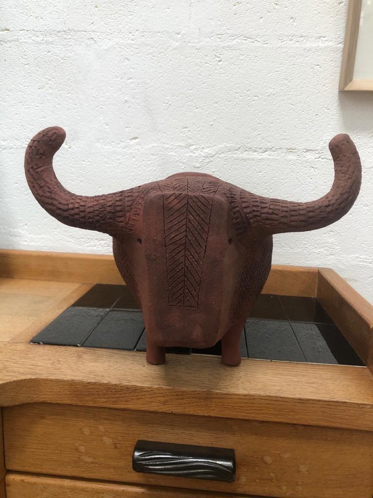 Ceramic Taurus at 1stDibs