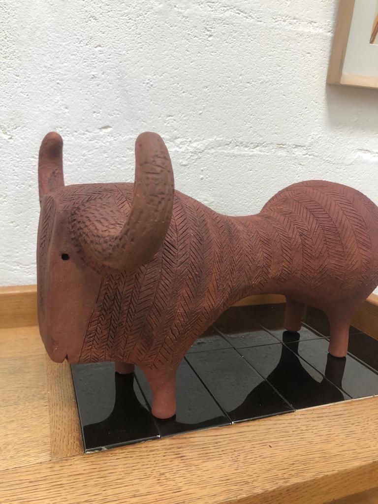 Ceramic Taurus at 1stDibs