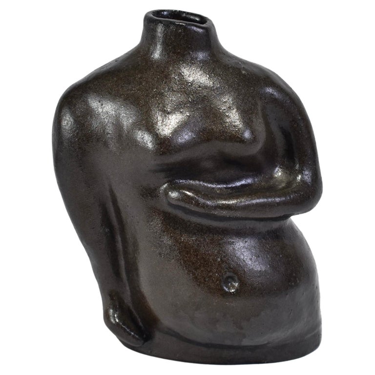 Ceramic Torso Sculpture For Sale at 1stDibs