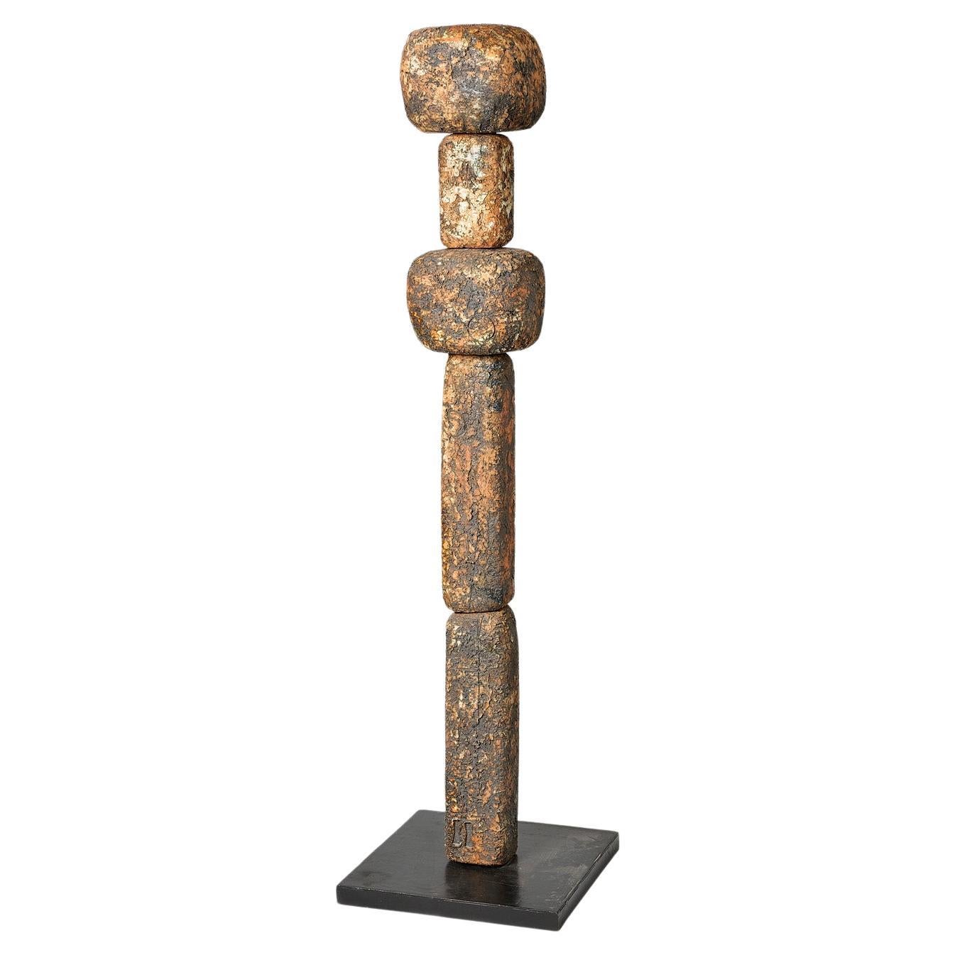 Ceramic Totem by Carlos Carlé For Sale at 1stDibs