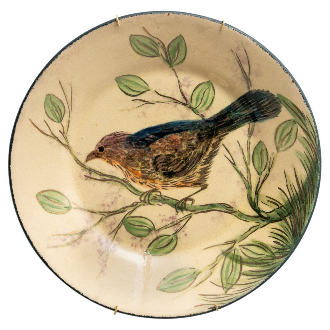 DeSimone, Hand Painted Ceramic Plate, Italian Pottery circa 1960 Era ...