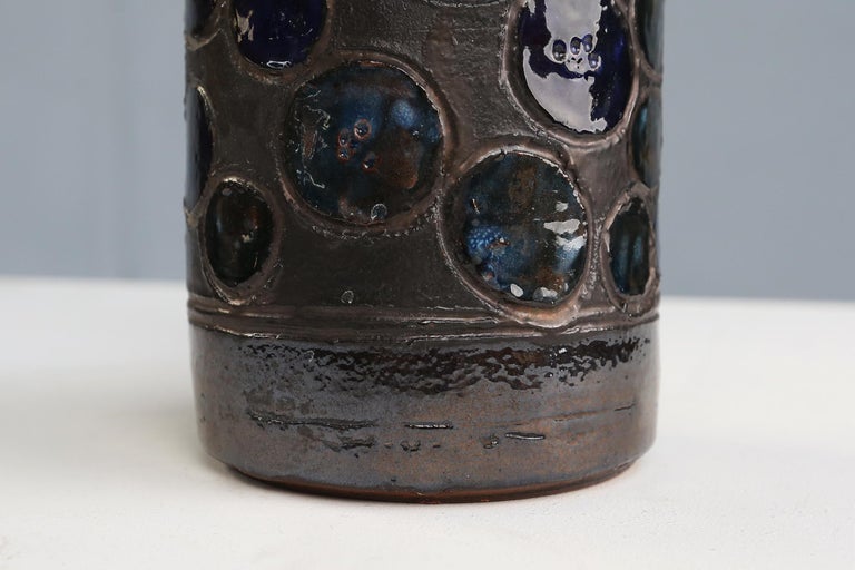 Ceramic vase by Perignem 1960's For Sale at 1stDibs