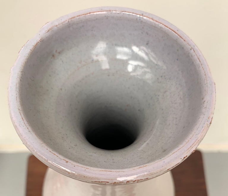 Mid-Century Modern Ceramic Vase by Perignem, Belgium For Sale at 1stDibs