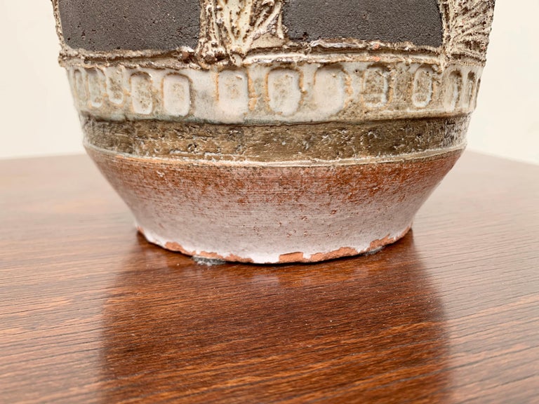 Mid-Century Modern Ceramic Vase by Perignem, Belgium For Sale at 1stDibs
